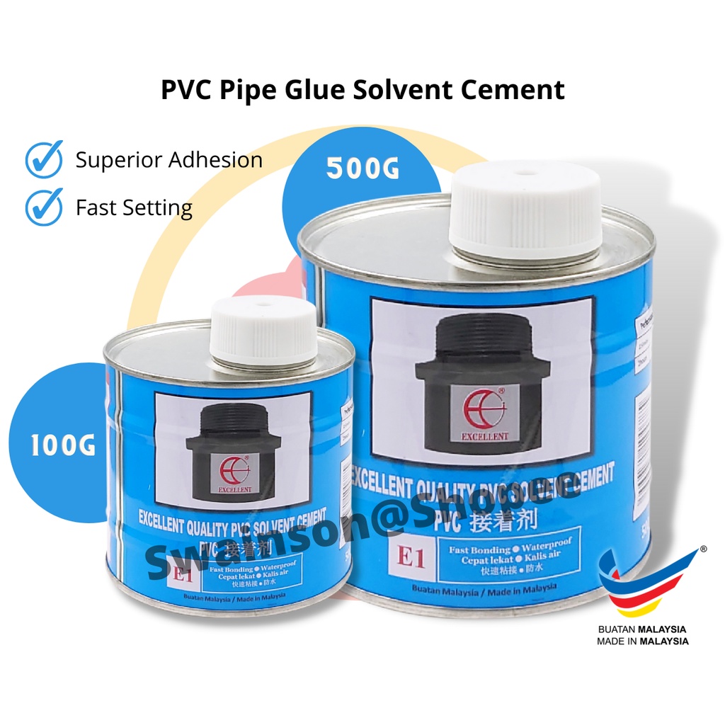 EXCELLENT PVC Pipe Glue Solvent Cement | Shopee Malaysia