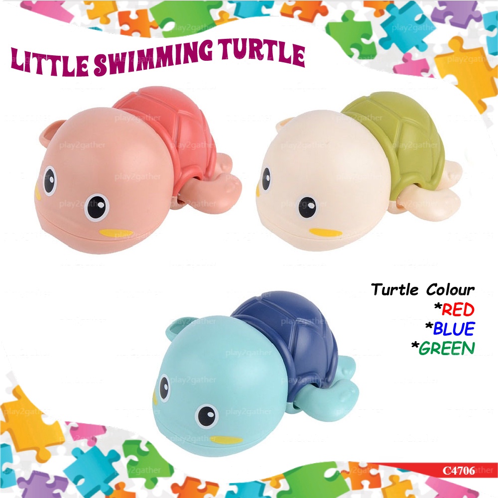 Swimming Turtle Tortoise Bath Winding Toy Pet Toddler Children Cute Fun ...