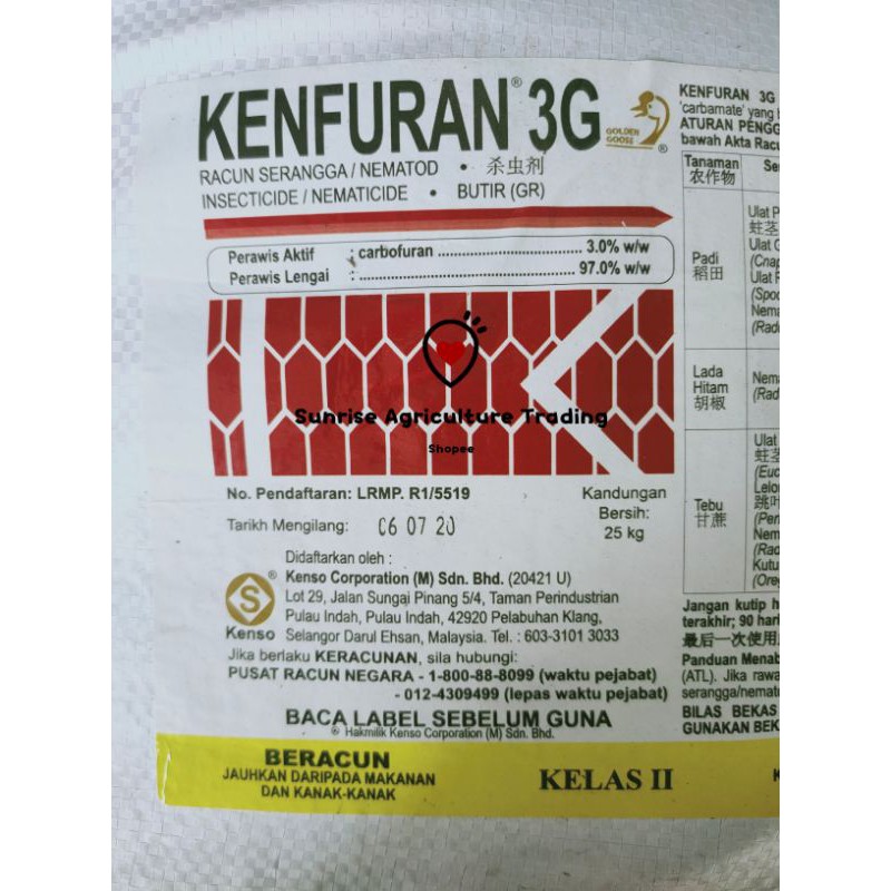 25kg fudaran kenso Kenfuran (serangga) | Shopee Malaysia