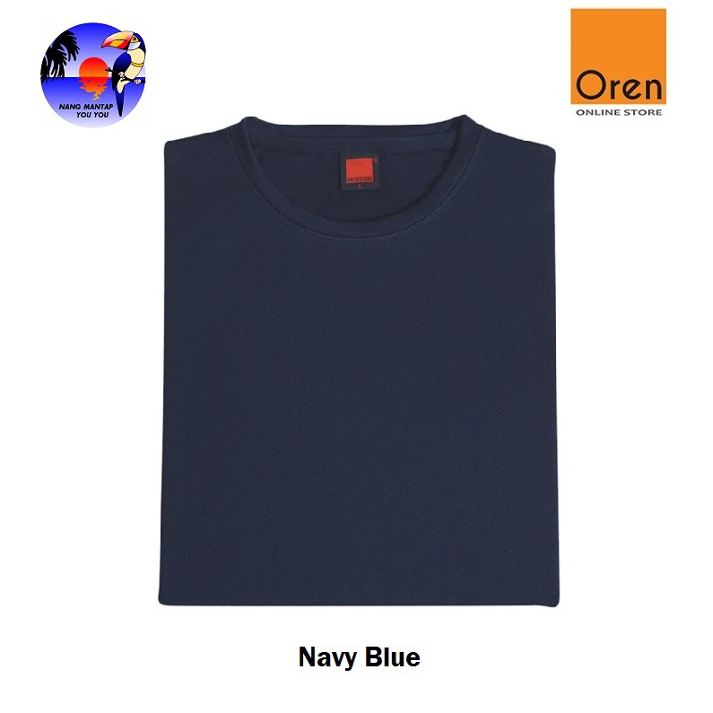 Original OREN SPORT Round Neck Jersey - Unisex ~ Navy Blue QD04 ...