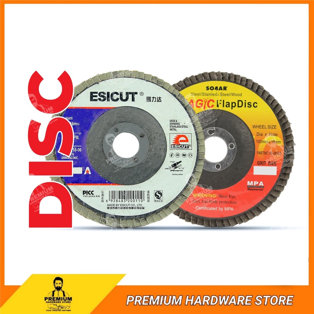 MAGIC FLAP DISC 4 INCH Grinder Abrasive Flap Disc Sanding Grinder Disc ...