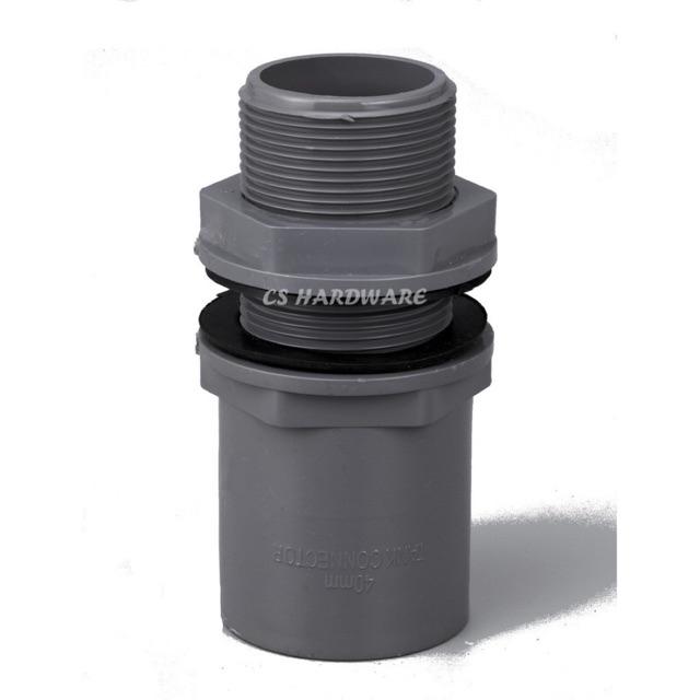 PVC Fitting Connector Socket Elbow Tee Valve Socket PT Socket End Cap Tank Connector PVC Pipe ...