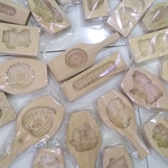 💓Ready stock💓 Traditional Wooden Mooncake mould/Ang Ku Kuih mould传统月饼/红 ...