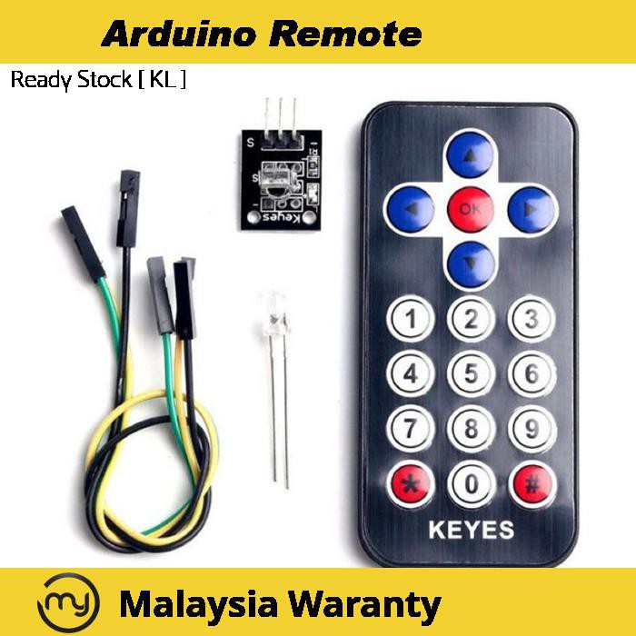 Remote Control Infrared IR Module Kit Robotic Arduino Rasberry | Shopee ...