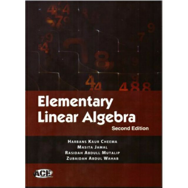 ELEMENTARY LINEAR ALGEBRA ISBN: 9789675771736 | Shopee Malaysia