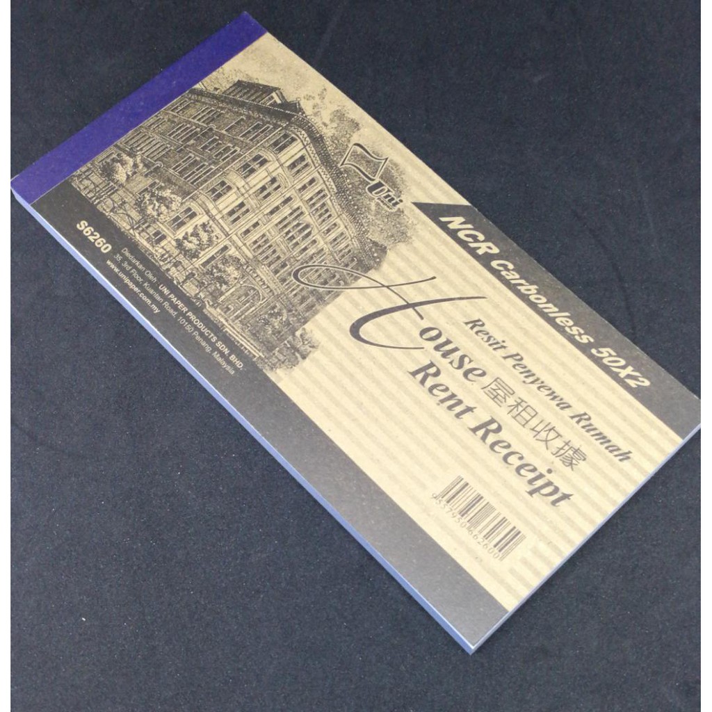 HOUSE RENT RECEIPT/RESIT PENYEWA RUMAH | Shopee Malaysia