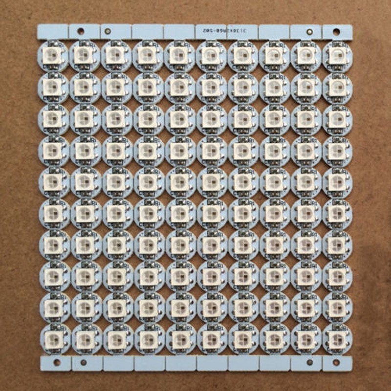 100pcs WS2812 IC Built-in WS2812B ws2812 2812 LED chips With Heatsink ...