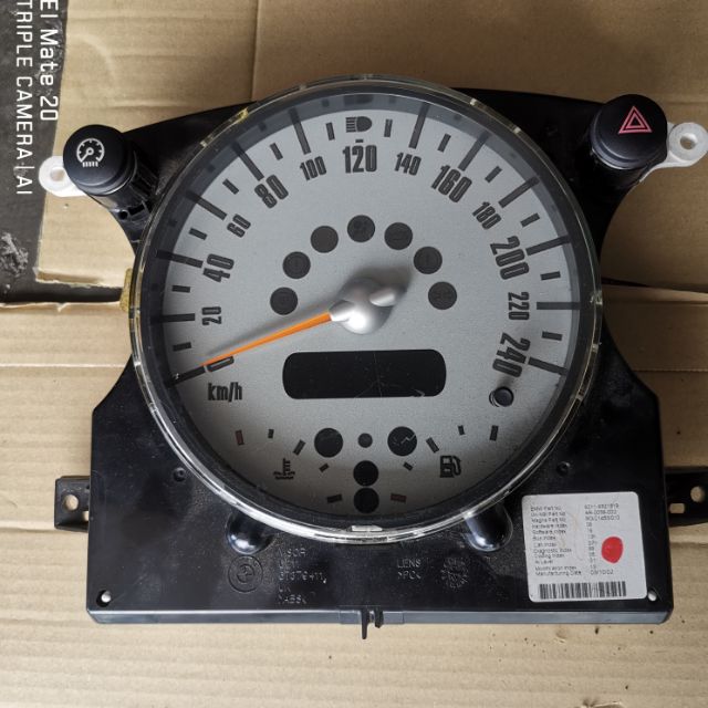instrument cluster Speedometer gauge Manual mini cooper s r53 r52 r50 ...