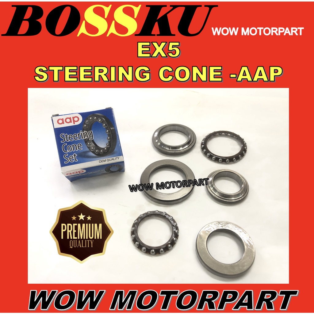 EX5 FORK CONE SET AAP DREAM FORK STEERING CONE SET AAP EX5 HP CONE BALL ...