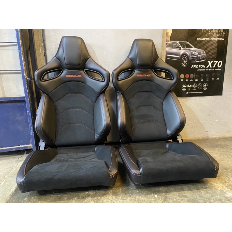 Uniq SSCUS ALCANTARA limited RM1500 seat universal（sepasang seat sahaja ...