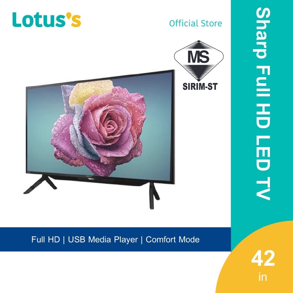 Sharp Aquos 42" Inch 2TC42BD1X Full HD LED TV | Shopee Malaysia