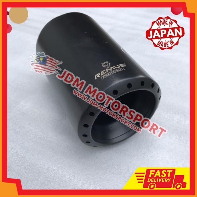 BLACK VERSION KING Akrapovic & REMUS Ekzos Tip Stainless Steel Matte ...