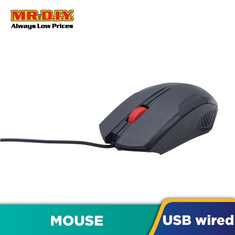(MR.DIY) USB Cable Wired Mouse | Shopee Malaysia
