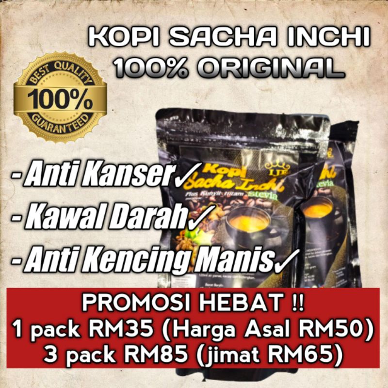 🔥PROMOSI HEBAT🔥RM35(Asal RM50) KOPI PRACAMPUR SACHA INCHI {+FREE GIFT ...
