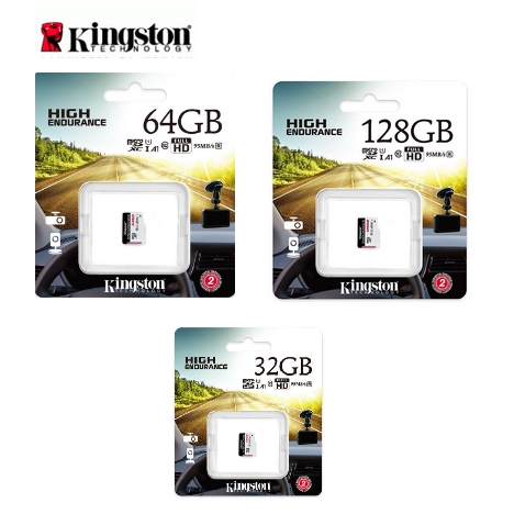 KINGSTON HIGH ENDURANCE 32GB/64GB/128GB microSD HC10 A1 R95MB/S/45MB ...