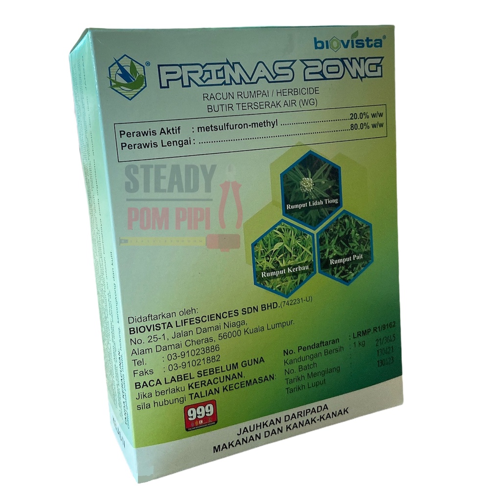 1KG PRIMAS 20WG (ACTIVE INGREDIENT SAME AS ALLY / RIVAL / N-HANCE ...