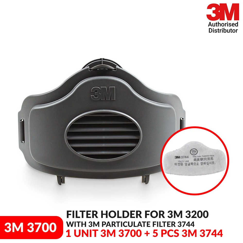 3M 3700, Filter Holder for 3M 3200, with particulate filter 3744 5 pcs ...