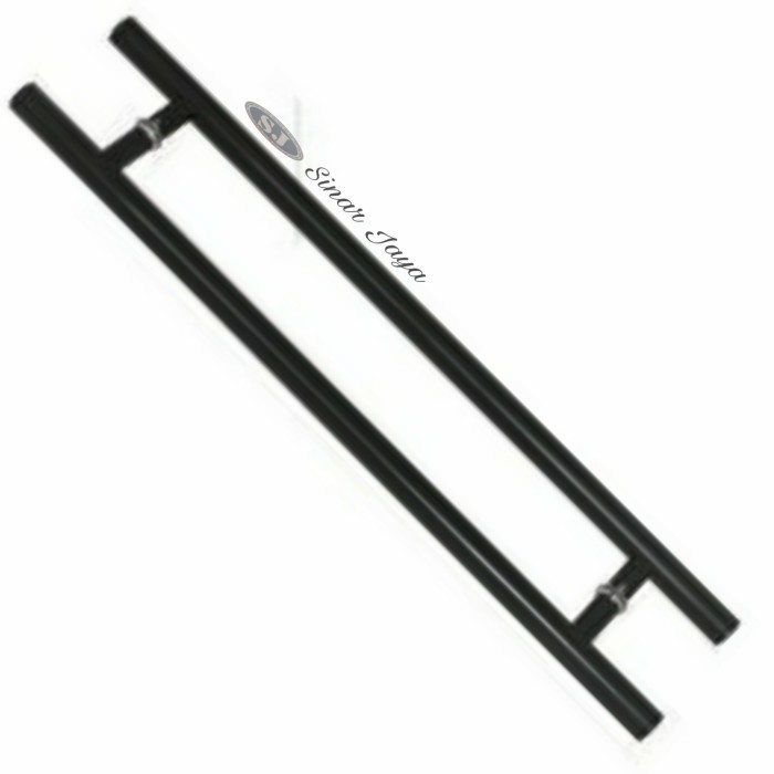 Handle Door 120CM 150CM HANDLE Pull HANDLE Glass Door FULL BLACK ...