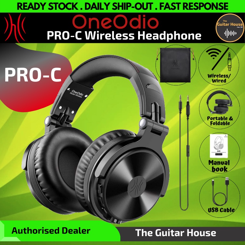 OneOdio Pro-C Wireless Bluetooth Headphone (PRO-C) (Pro-c) | Shopee ...