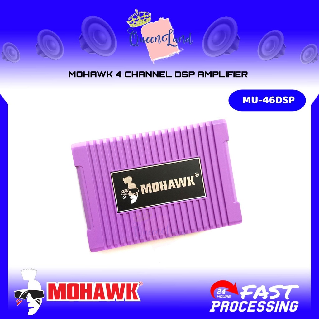 MOHAWK 4 Channel DSP Amplifier - MU-46DSP | Shopee Malaysia