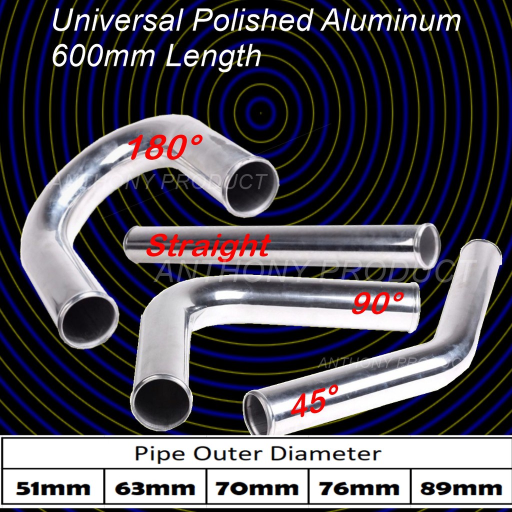 Universal Aluminium Pipe (Vehicle Intercooler , Home DIY , Multipurpose ...