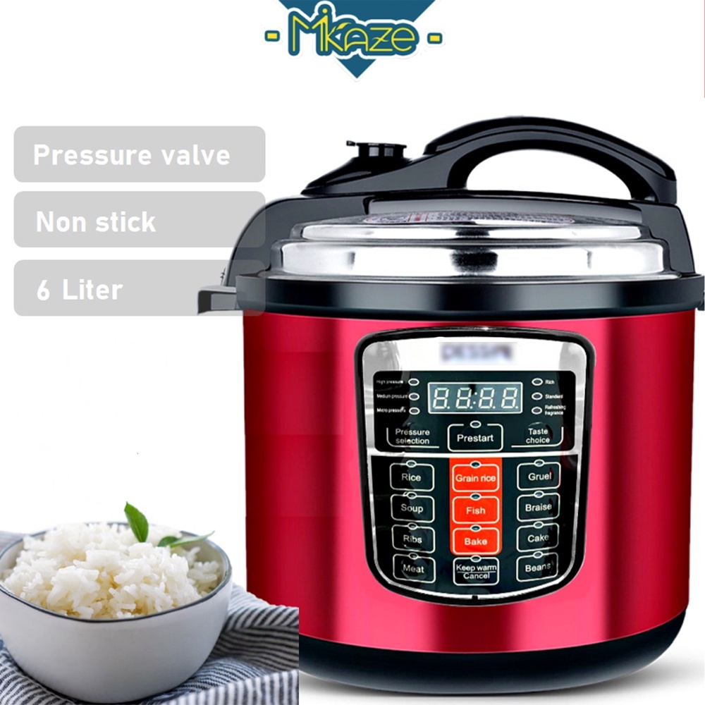 MIKAZE - PRESSURE COOKER 10IN1 Electric Digital Pressure Cooker Non ...