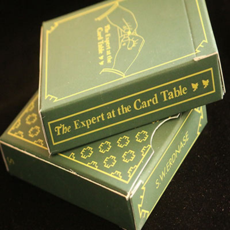 Limited Edition The Expert at the Card Table (Green) Playing Cards ...
