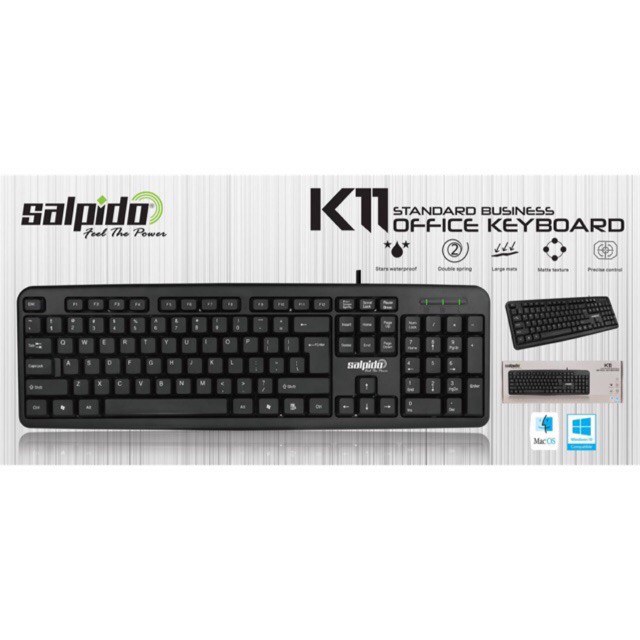 SALPIDO K11 Standard Business Office Usb Keyboard | Shopee Malaysia
