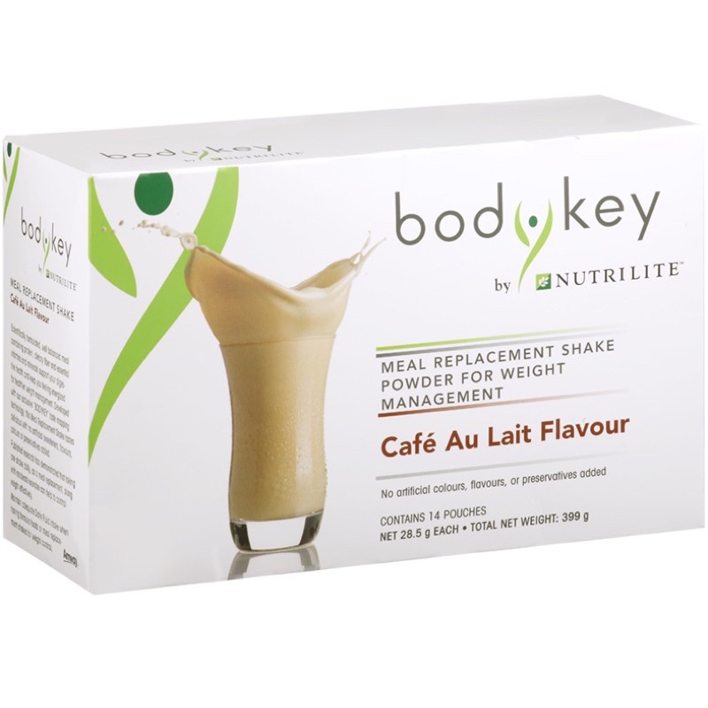 BodyKey by NUTRILITE Meal Replacement Shake (Café Au Lait) | Shopee ...