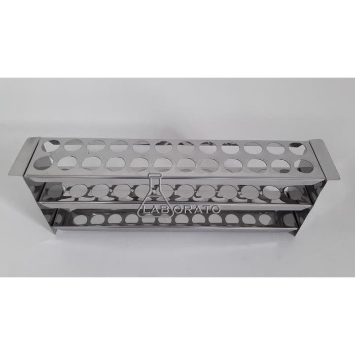 18mm-24 Hole Ori Hs-259 Stainless Test Tube Rack | Shopee Malaysia