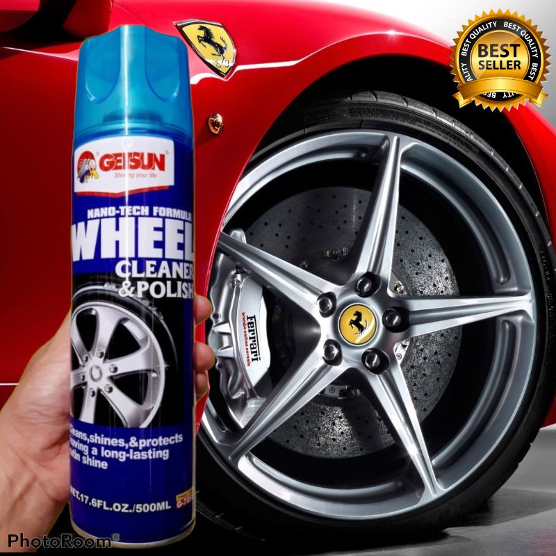 [ READY STOCK ] GETSUN Wheel Cleaner & Polish 500ml) Kilat Rim Tayar ...