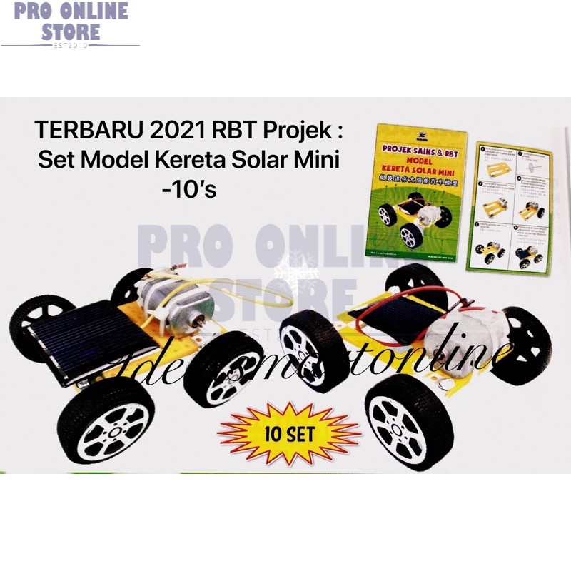 Terbaru RBT 2021 Model Kereta Solar Mini -1 set | Shopee Malaysia