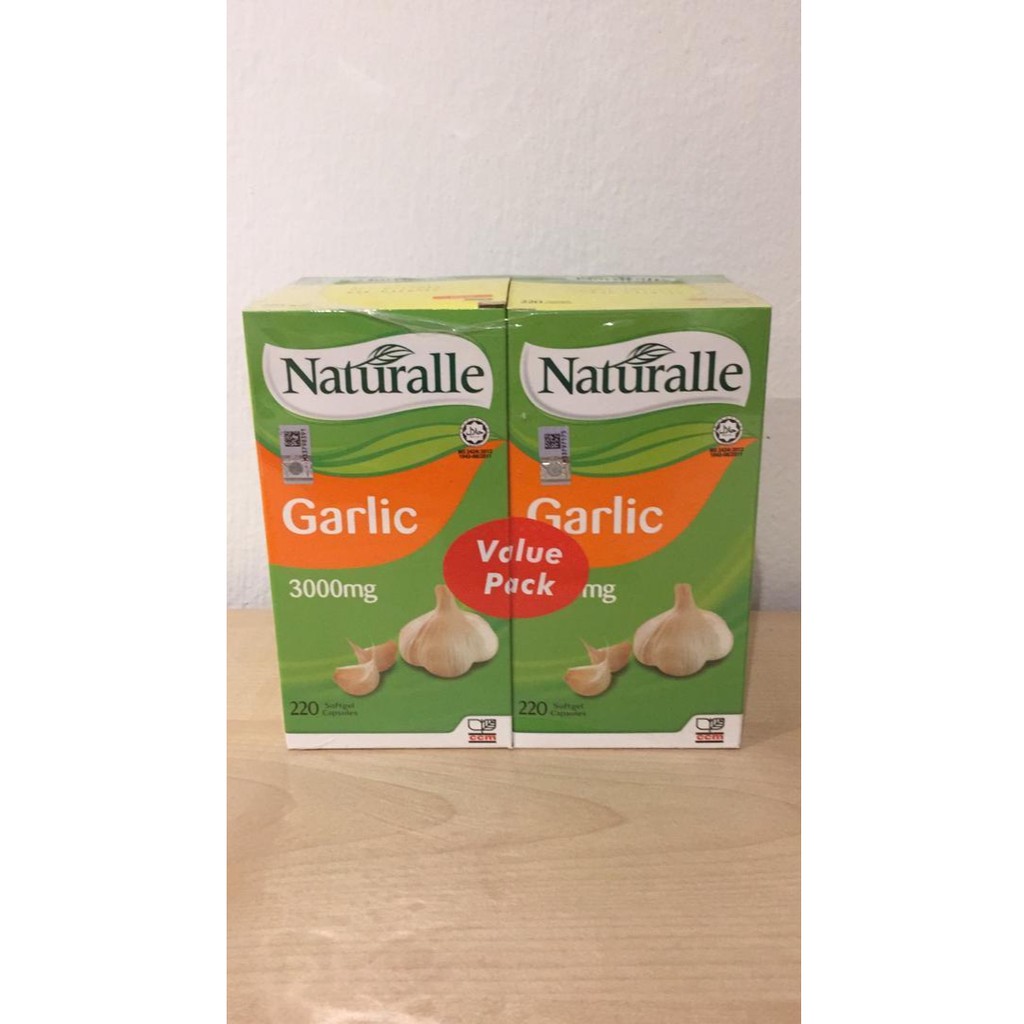 NATURALLE GARLIC 3000MG 2X220S EXP 12/25 | Shopee Malaysia