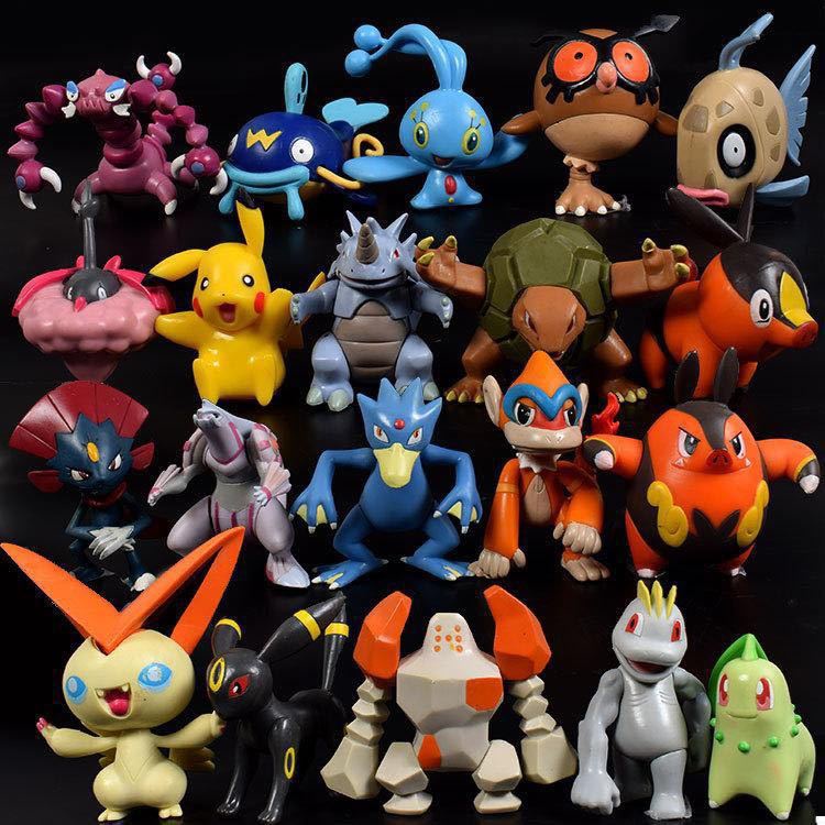 (1 random style) Mini Pokemon figure 144 Pokemon game doll model ...