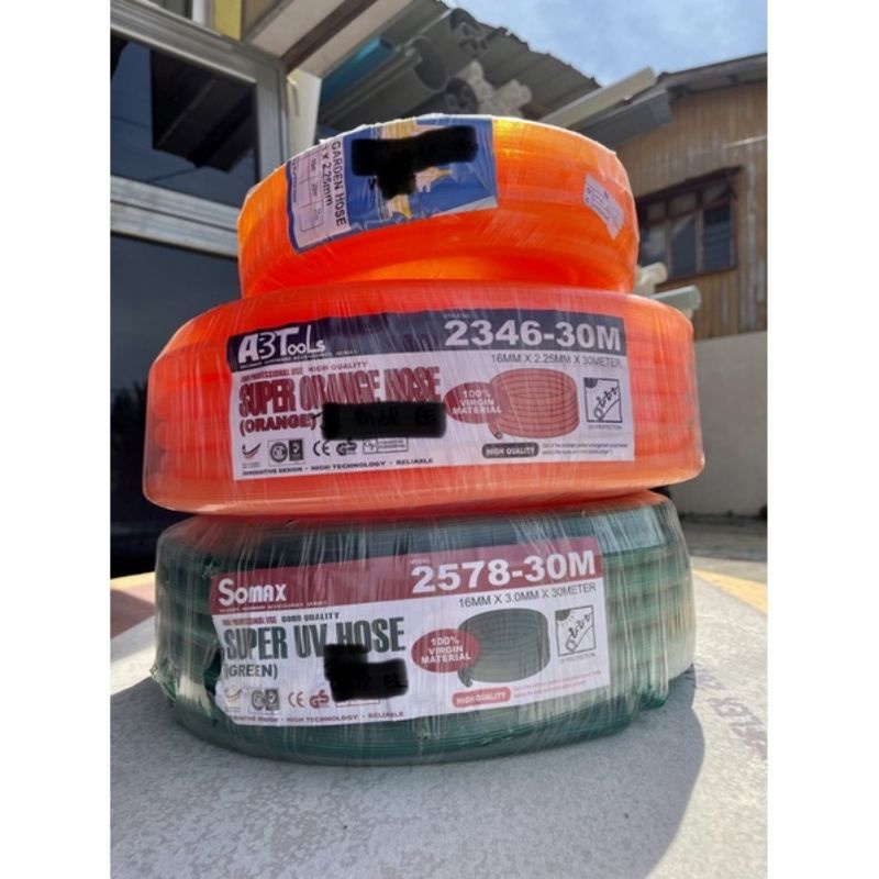 High Quality 10M & 30M PVC Heavy Duty Fancy & Garden Hose/ Paip Getah ...
