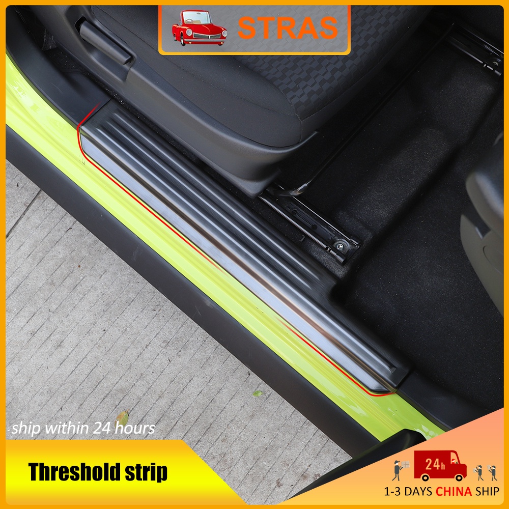 [Ready Stock] Car Stainless Steel Car Door Sill Scuff Plate Guard Cover ...