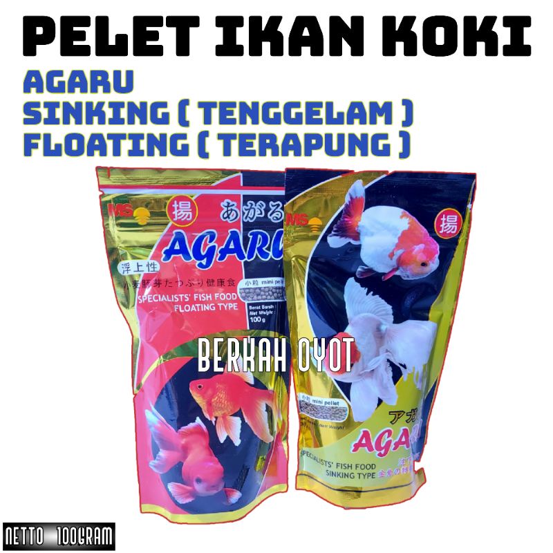 Floating & SINKING Chef Fish Feed AGARU (FLOATING & SINKING) | Shopee ...