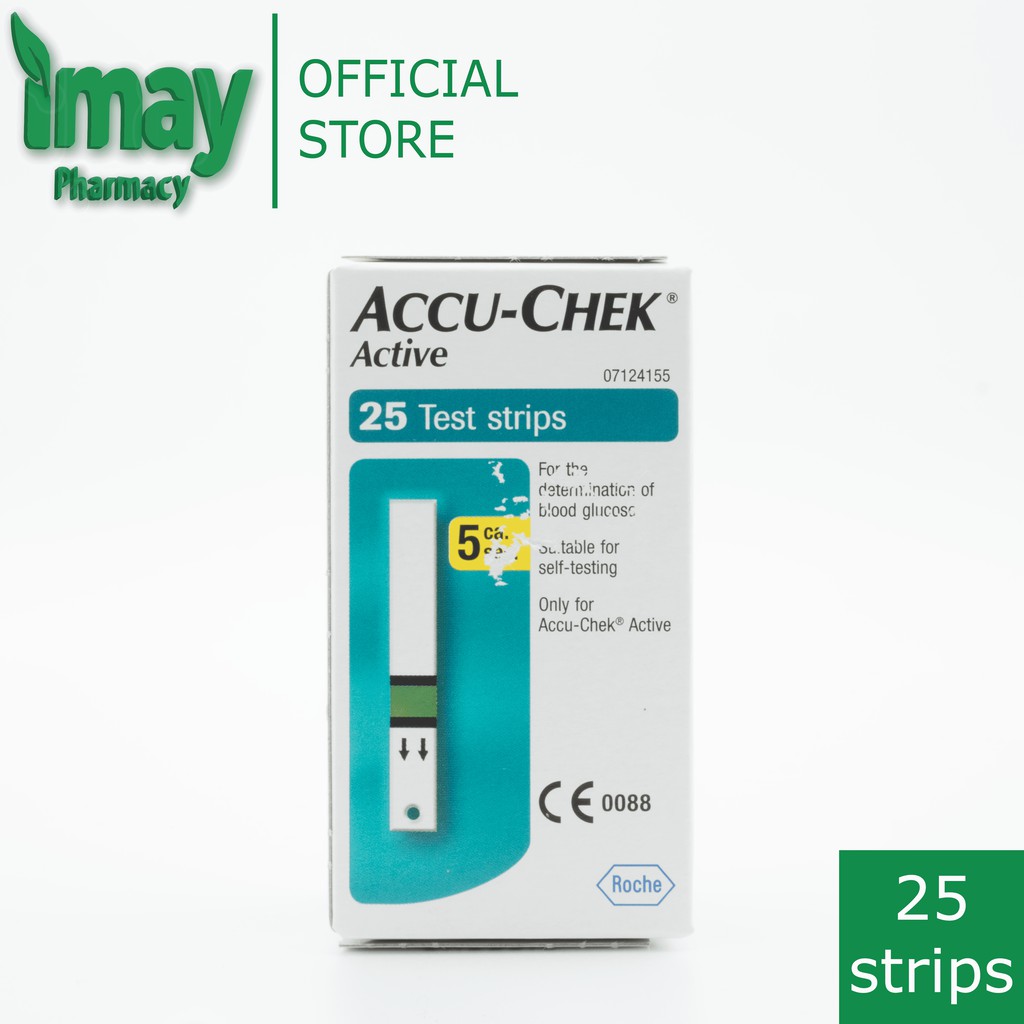 ACCU-CHEK ACTIVE (ORIGINAL) TEST STRIP 25 STRIPS | Shopee Malaysia