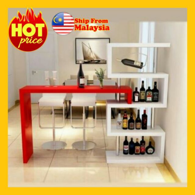 🌟READY STOCK🌟 CORNER BAR RACK TABLE | Shopee Malaysia