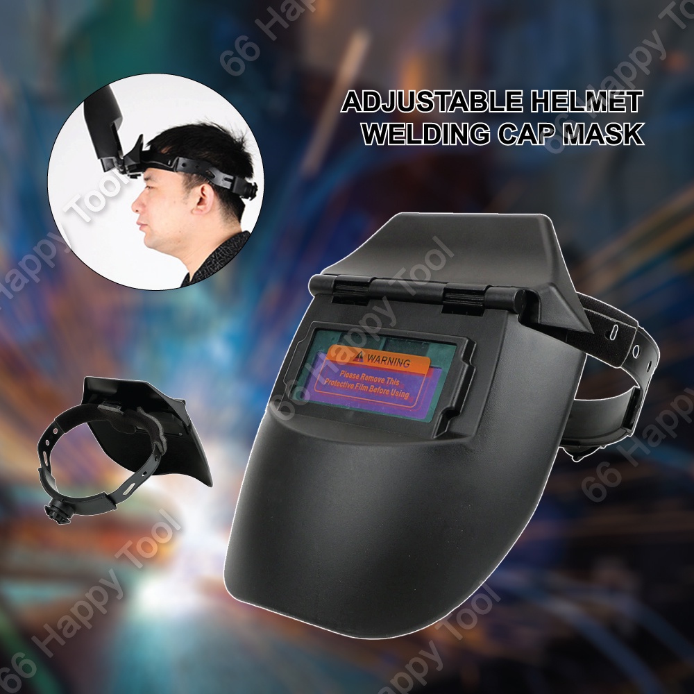 QSF-009 Auto Darkening Helmet Welding Cap Mask Face Shield Adjustable ...