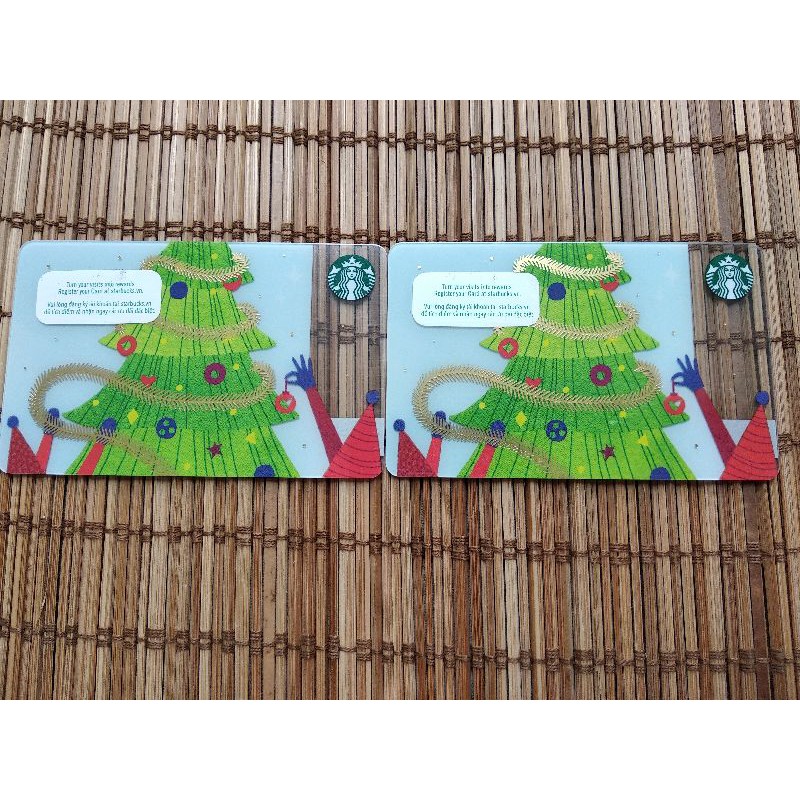 Starbucks Card Collection Vietnam Christmas Tree Card Collection ...
