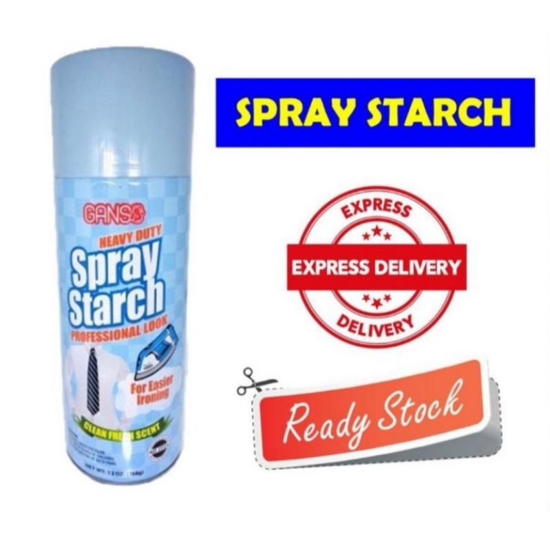 Ganso Heavy Duty Spray Starch Anti Kedut Ganso Pengeras Tudung Spray ...