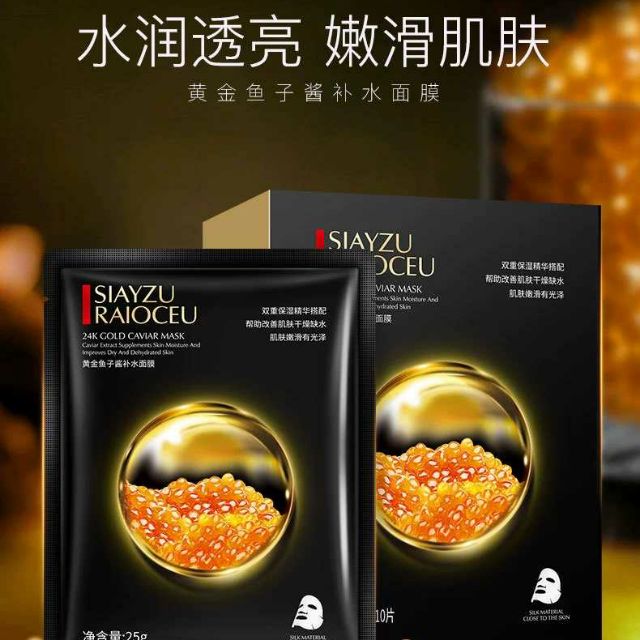 24K GOLD CAVIAR MASK 1BOX(25gx10pieces) | Shopee Malaysia