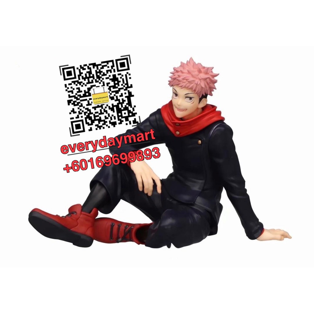 JUJUTSU KAISEN💥YUJI ITADORI SITTING POSE Q VERSION💥STATUES ACTION ...