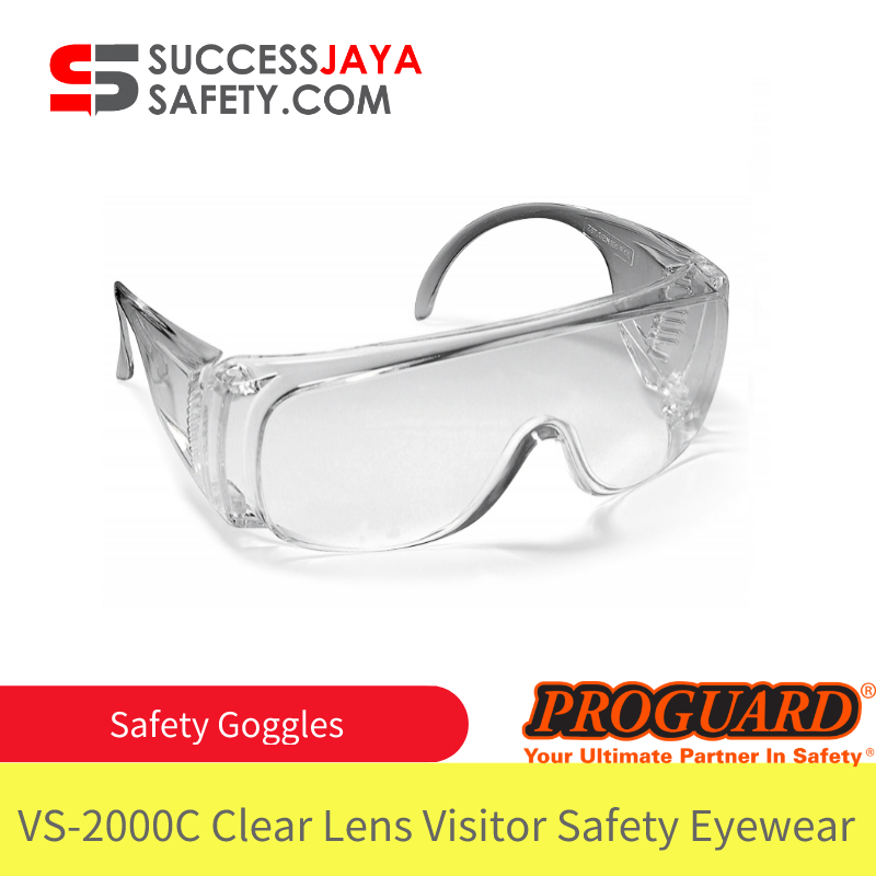 Proguard VS-2000C Clear Lens Visitor Safety Eyewear | Shopee Malaysia