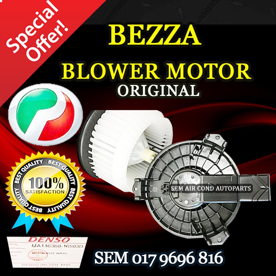 PERODUA BEZZA ORIGINAL DENSO ND BLOWER MOTOR (CAR AIRCOND SYSTEM) 7750 ...