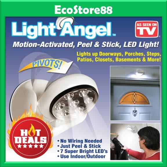 ORIGINAL ASOTV Light Angel 360 Motion Sensor Activated Cordless LED ...