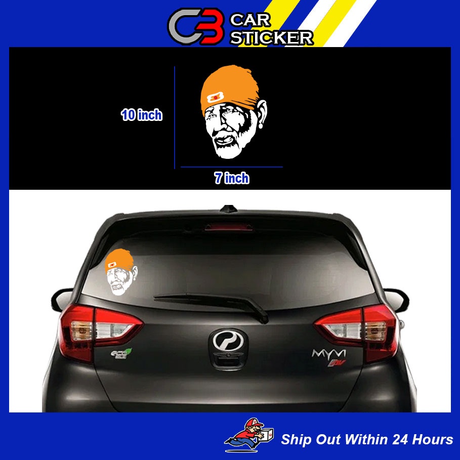 Sai Baba Car Motor Sticker / cs455 | Shopee Malaysia
