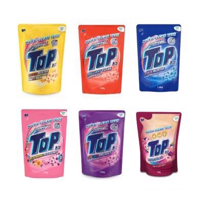 TOP Liquid Laundry Detergent RefillPack 1.5-1.8kg B/Pleasures ...