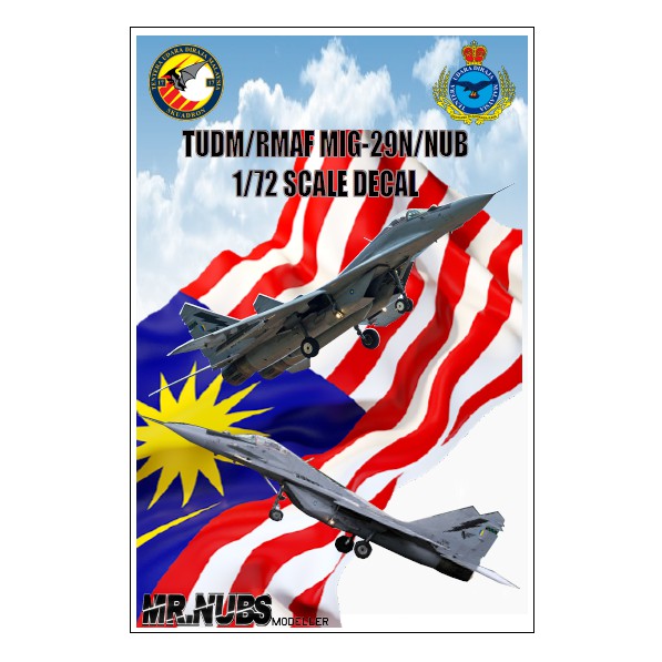 1:72 scale TUDM/RMAF Mig-29N/NUB Decals | Shopee Malaysia